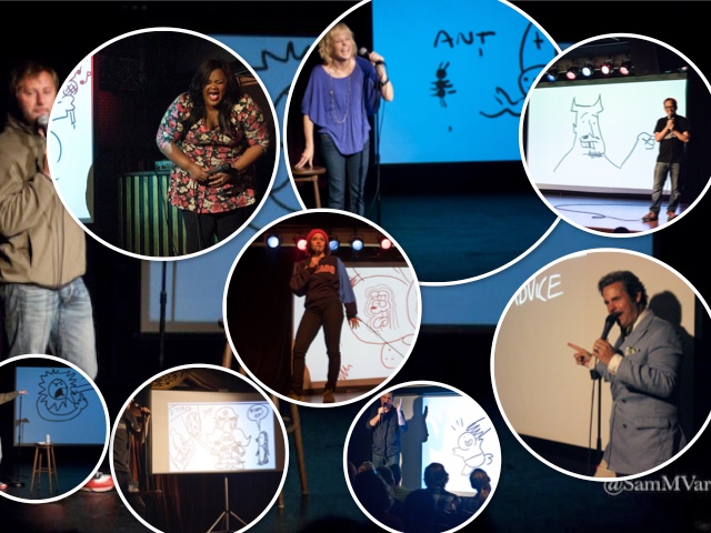 Live Animated Stand Up Show Draws Comedy's Finest - The Interrobang